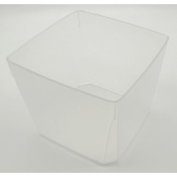 Ultra Square Storage Container with Lid, Semi-Clear, 5 Pack - EM ...